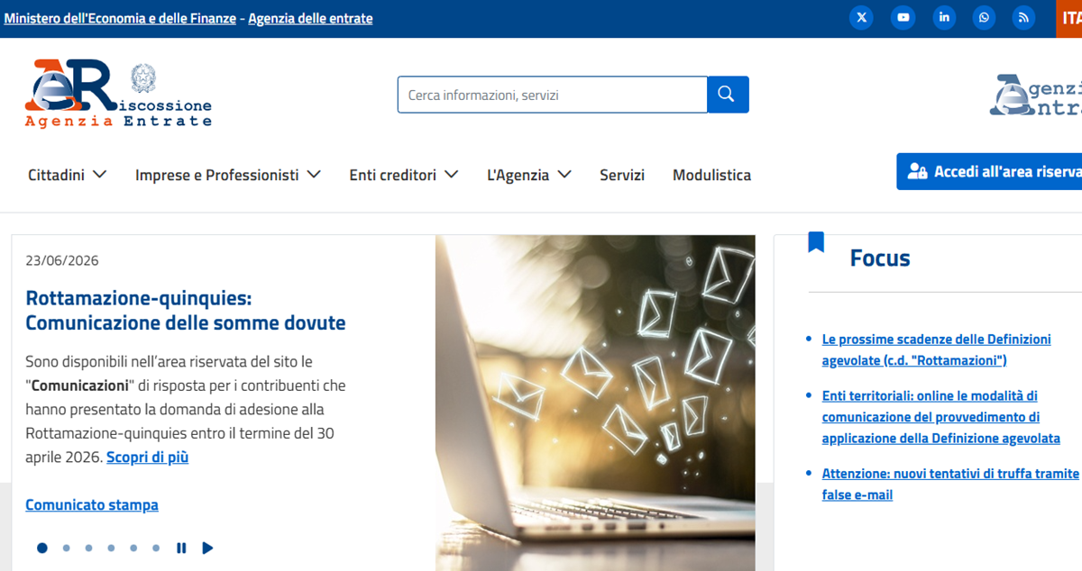 Rottamazione quinquies, l’AdER svela le carte: online la comunicazione ...