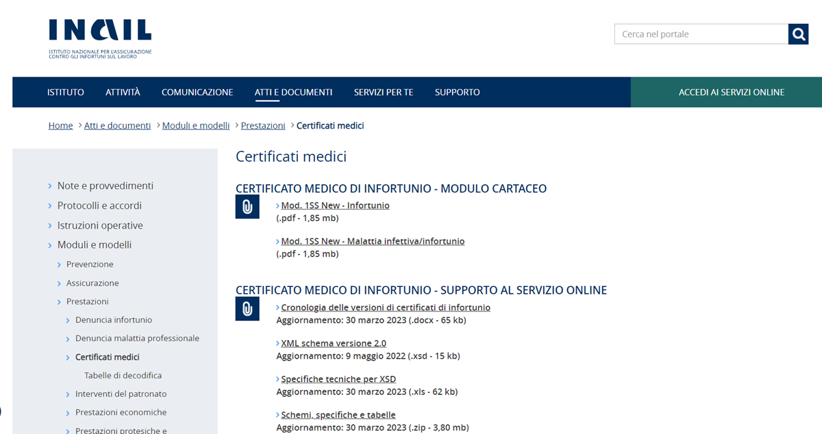 Certificato di infortunio INAIL: come funziona e chi lo invia
