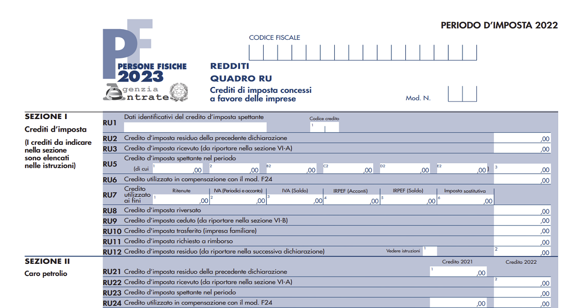 Titolare effettivo da indicare nel quadro RU della dichiarazione dei ...