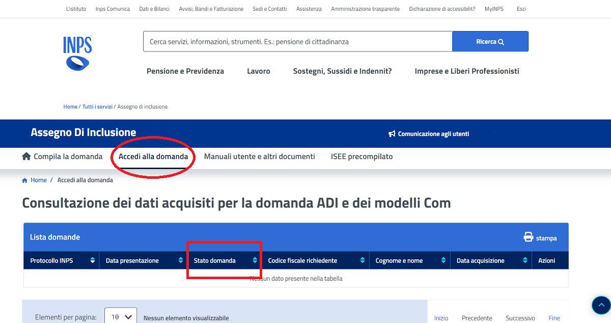 Assegno di inclusione: come controllare l’esito della domanda