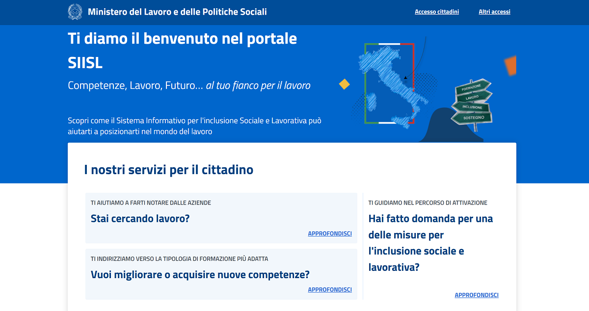 Come iscriversi alla piattaforma SIISL per trovare lavoro