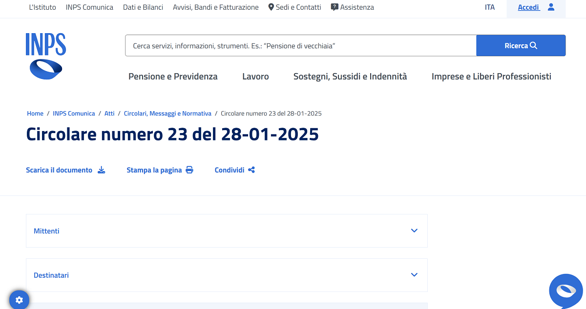 Rivalutazione pensioni 2025: le tabelle INPS con l’aumento