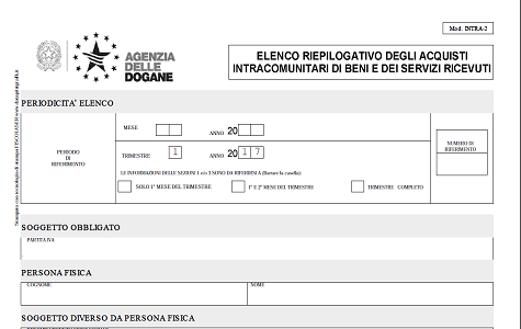 Modello Intrastat 2017: istruzioni compilazione e scadenza
