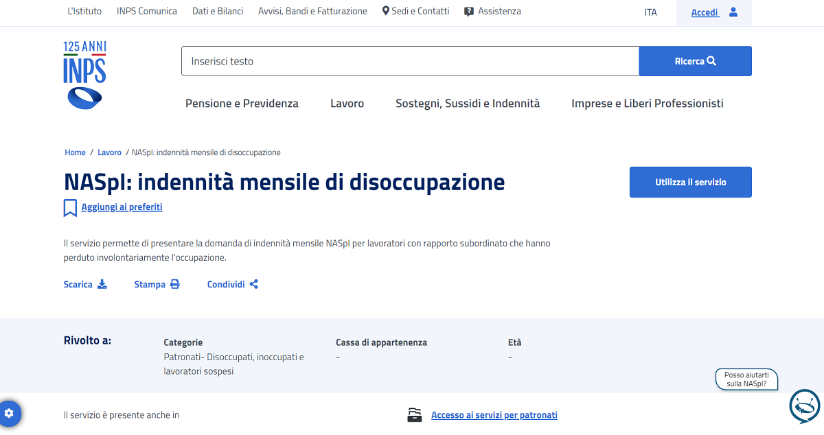 Naspi 2026: requisiti, importo e come fare domanda di disoccupazione